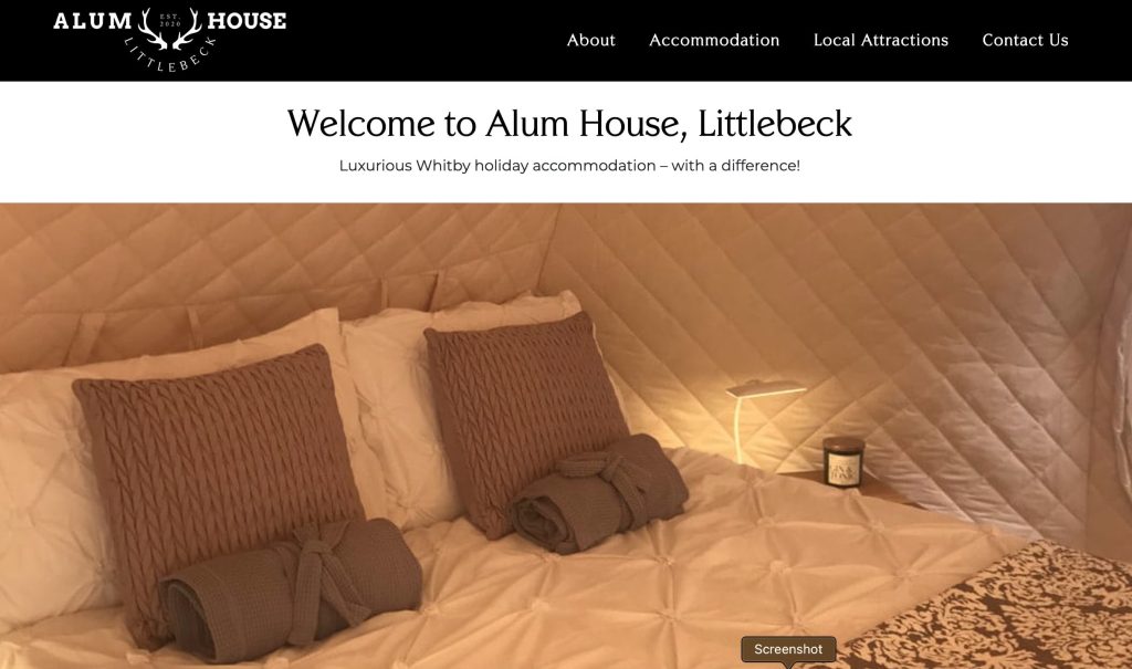 Alum House Littlebeck, Whitby – Robin Hoods Bay, Whitby, website design ...
